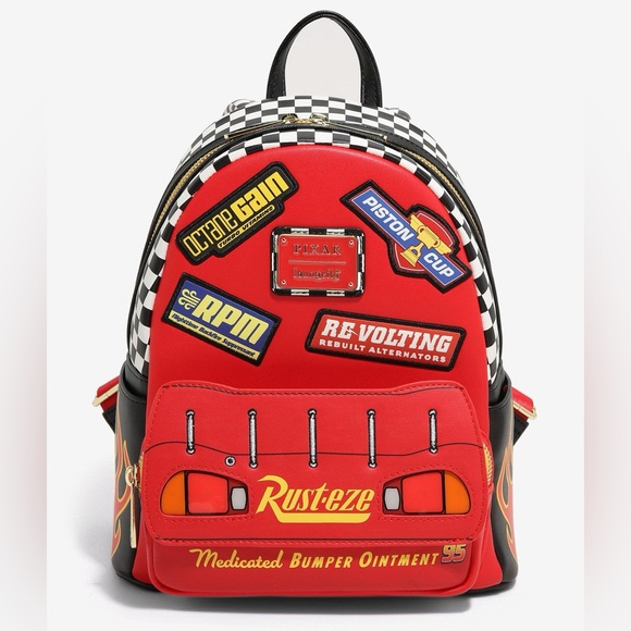 Loungefly | Bags | Loungefly Disney Pixar Cars Lightning Mcqueen ...